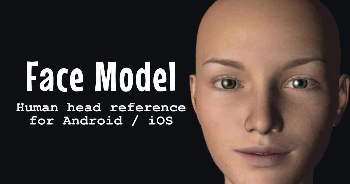 Face Model - Human face reference app